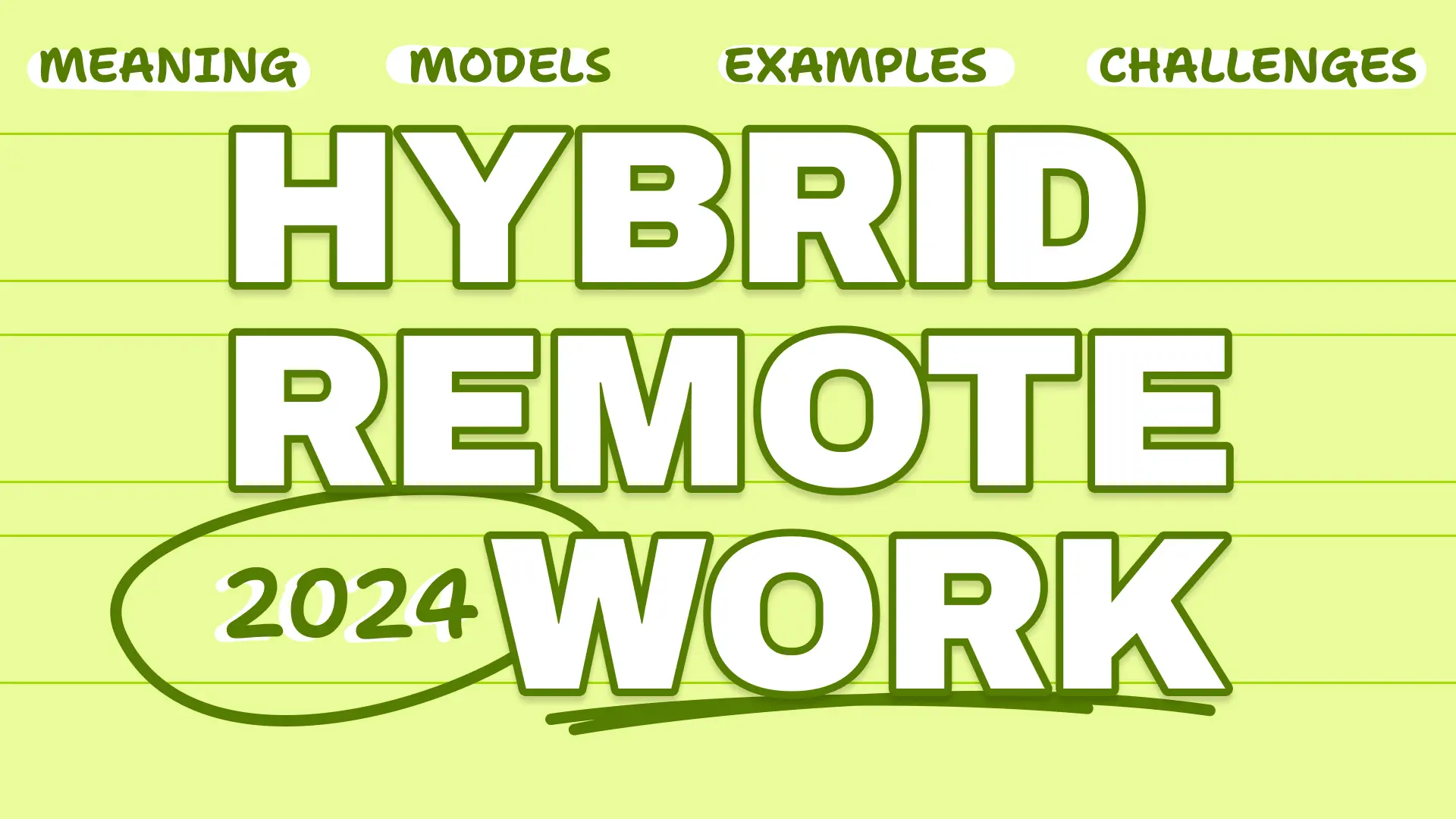 Hybrid Remote Work: Meaning, Models, Examples, and Challenges in 2024